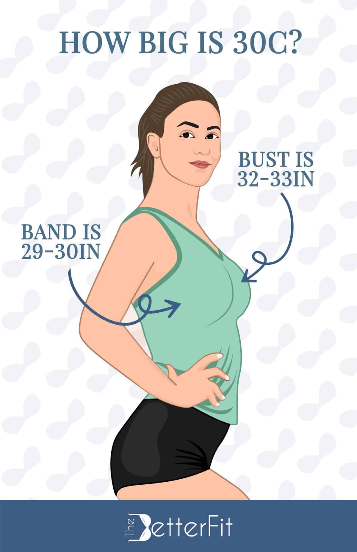 How Big Is a 30C Bra Cup Size? | TheBetterFit