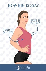 How Big Is a 32A Bra Cup Size? | TheBetterFit