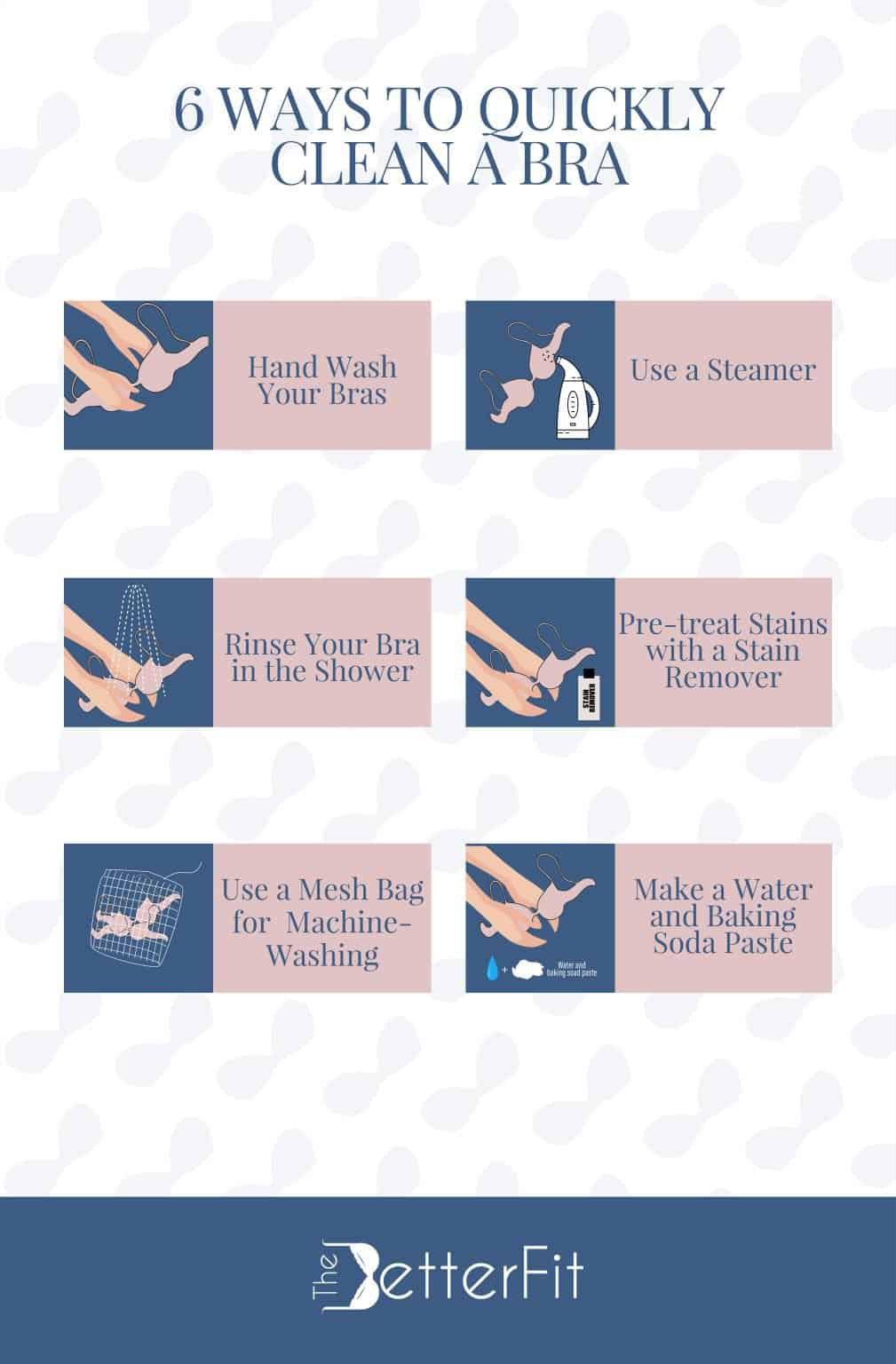 6 Simple Ways to Quickly Clean a Bra | TheBetterFit