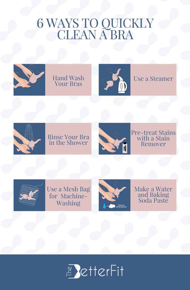 6 Simple Ways to Quickly Clean a Bra | TheBetterFit