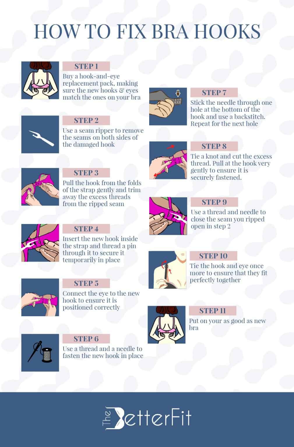 How to Fix Bra Hooks | TheBetterFit