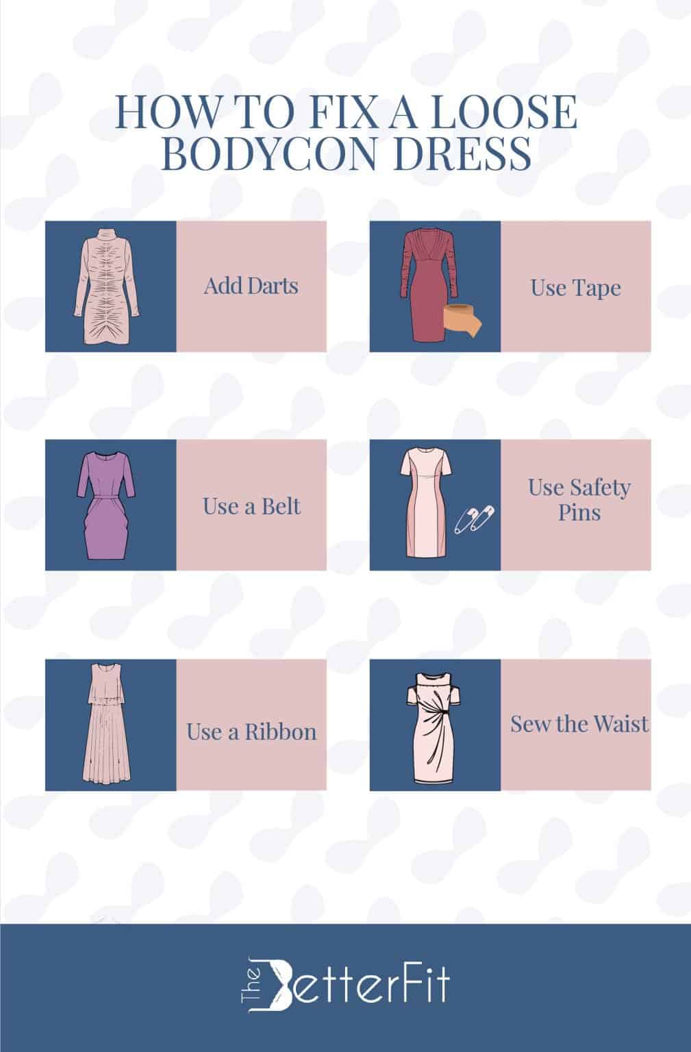 How to Fix a Loose Bodycon Dress | TheBetterFit