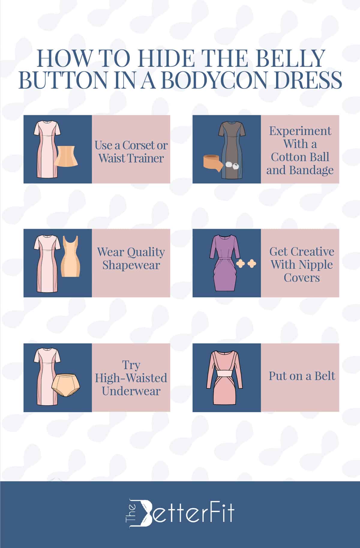 How to Hide the Belly Button in a Bodycon Dress | TheBetterFit