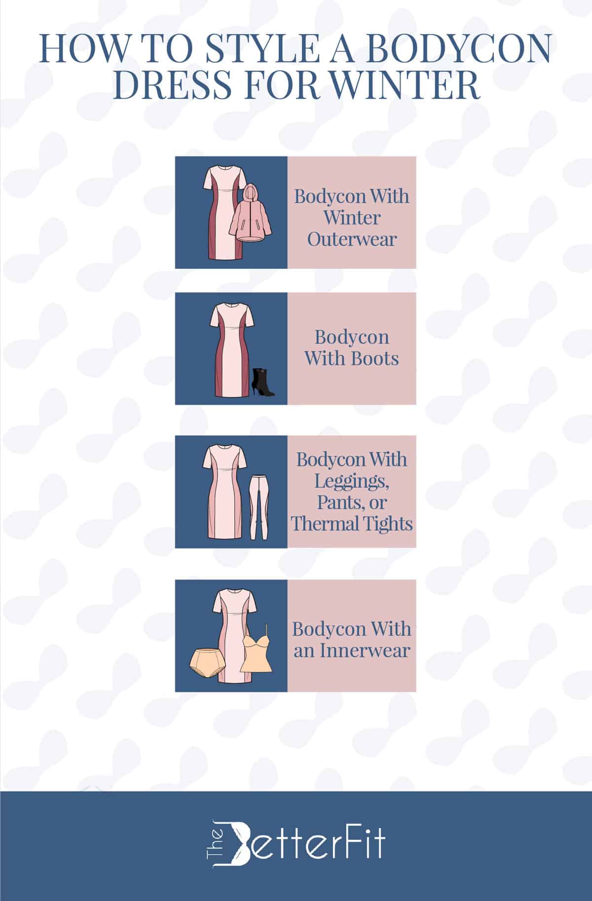 How to Style a Bodycon Dress for Winter | TheBetterFit