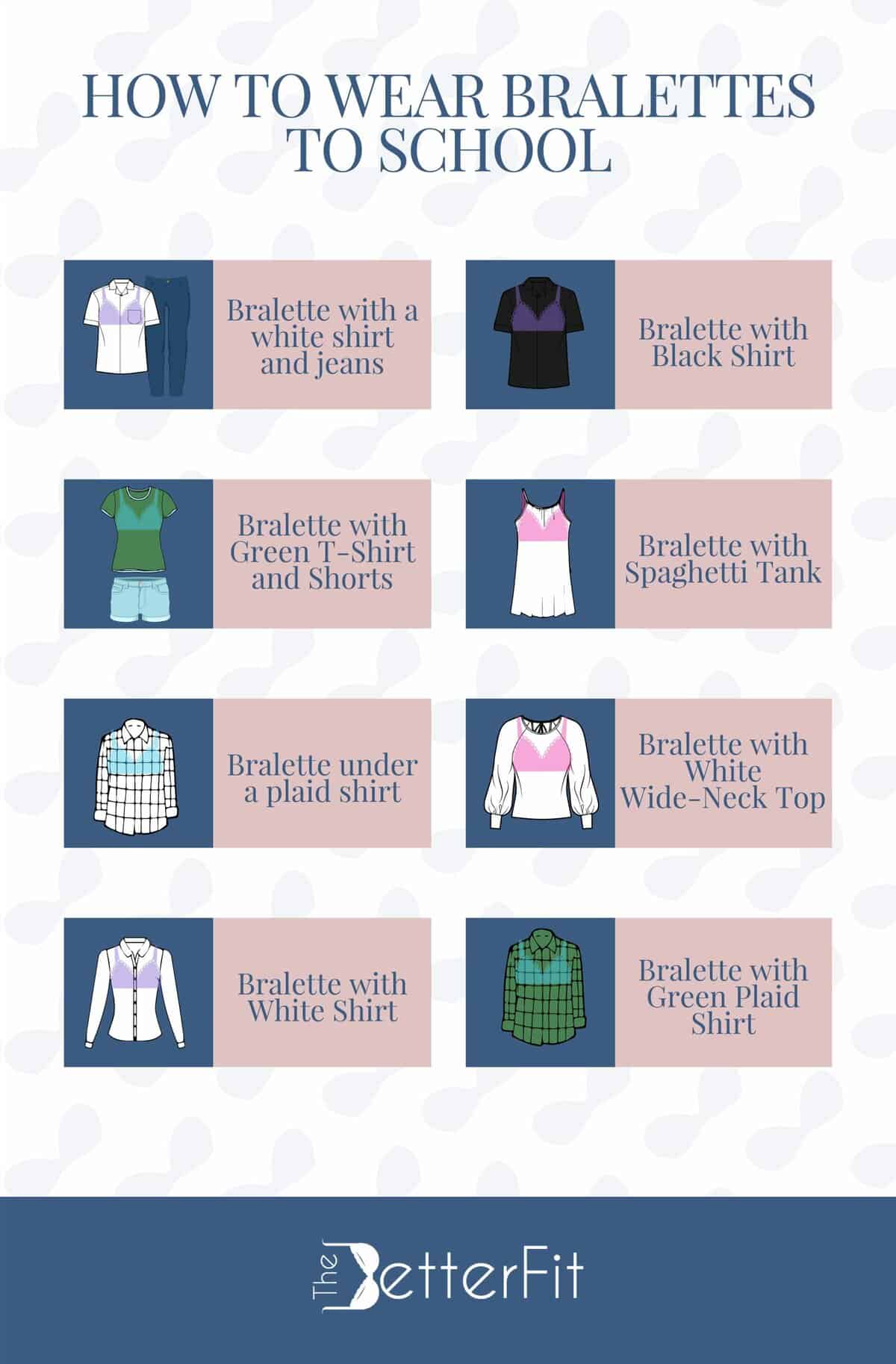 How to Wear a Bralette to School | TheBetterFit
